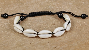 Afrika Armband mit schönen Kauri Muscheln - Afrikasia.de